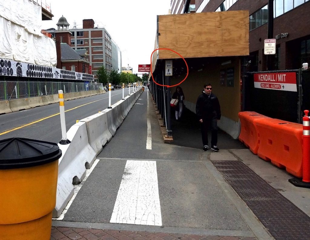 Blocking Walking: When Pedestrians are Forced to Find Another Way ...