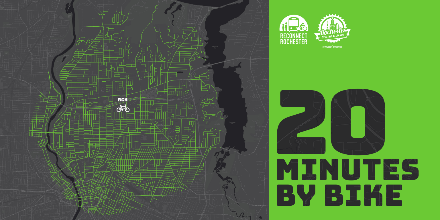 20 Minutes by Bike Blog Series: Rochester General Hospital Map (+ a ...